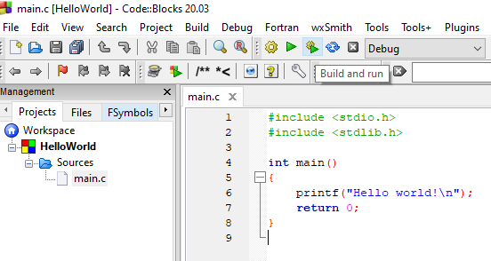 Hello World！ 你的第一个C程序
