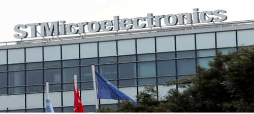 意法半导体STMicroelectronics生产微控制器（MCU）、MEMS传感器、功率半导体、模拟与混合信号IC